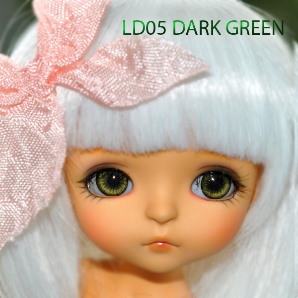 GLIB DARK GREEN EYES DOLL BJD BALL JOINTED DOLL IPLEHOUSE 14 mm