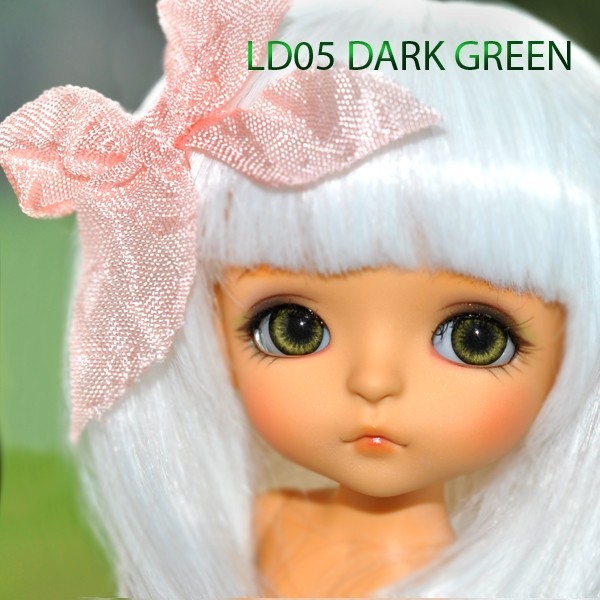 GLIB DARK GREEN EYES DOLL BJD BALL JOINTED DOLL IPLEHOUSE 14 mm