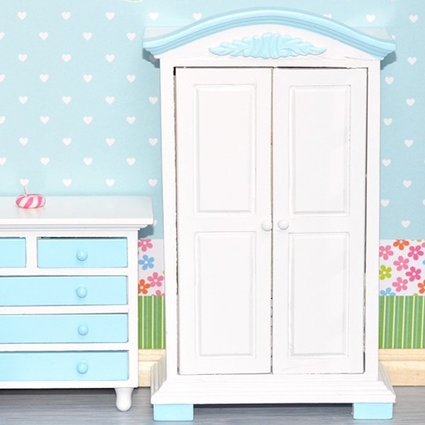 LOVELY WARDROBE CLOSET DOLLHOUSE DIORAMA BJD DOLL STODOLL OB11 AMY DOLL ...