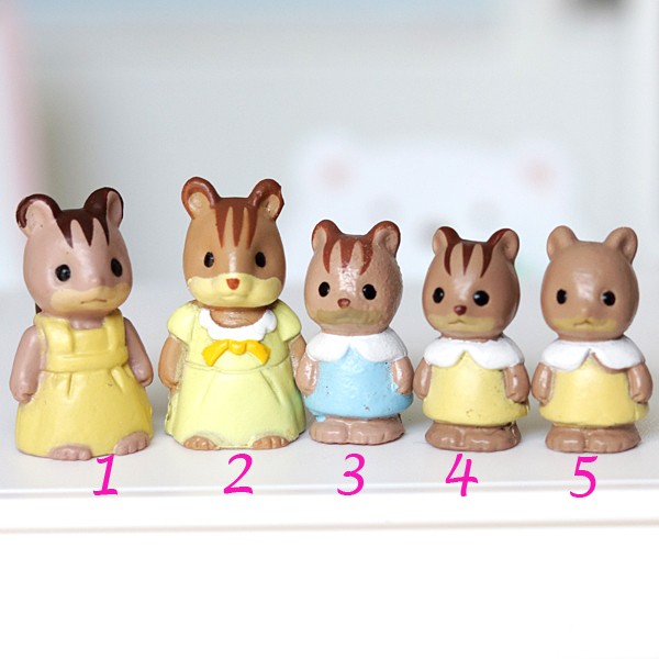 PETIT SYLVANIAN ÉCUREUIL MINIATURE POUPÉE BARBIE BJD STODOLL OB11 LATI ...