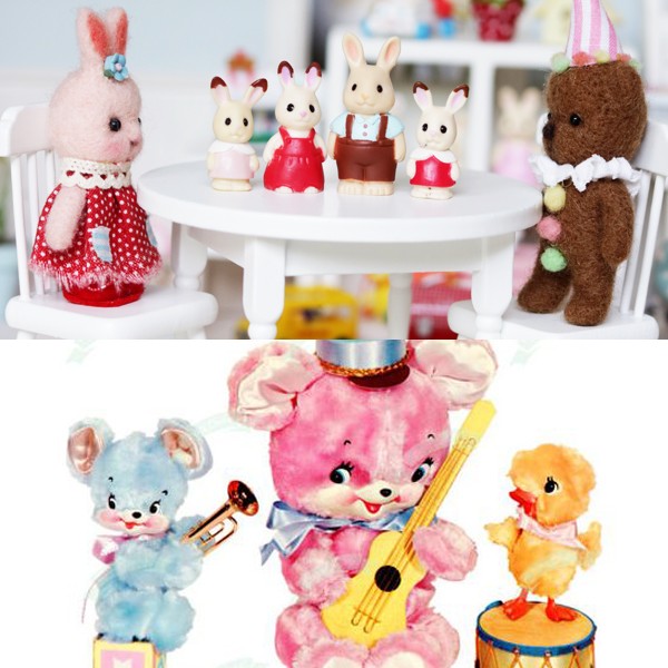 TINY SYLVANIAN SQUIRREL DOLL MINIATURE BARBIE BJD STODOLL OB11 LATI ...