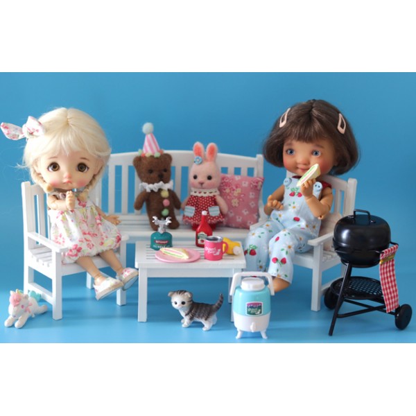 CROQUE MONSIEUR MAKER DOLL MINIATURE NENDOROID STODOLL OB11 BARBIE BJD ...