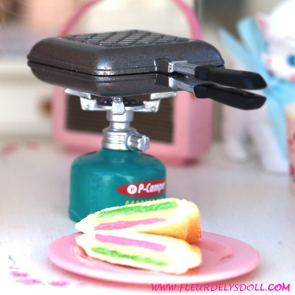 CROQUE MONSIEUR MAKER DOLL MINIATURE NENDOROID STODOLL OB11 BARBIE BJD ...