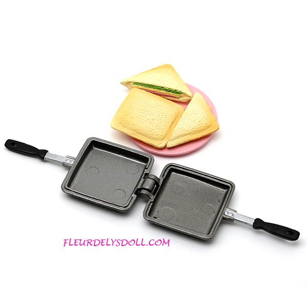 CROQUE MONSIEUR MAKER DOLL MINIATURE NENDOROID STODOLL OB11 BARBIE BJD ...