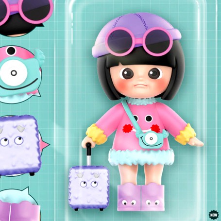 FIGURINE KAWAII MUI CHAN DRESSED UP & PLAY TRAVELLING MUI POP MART ...