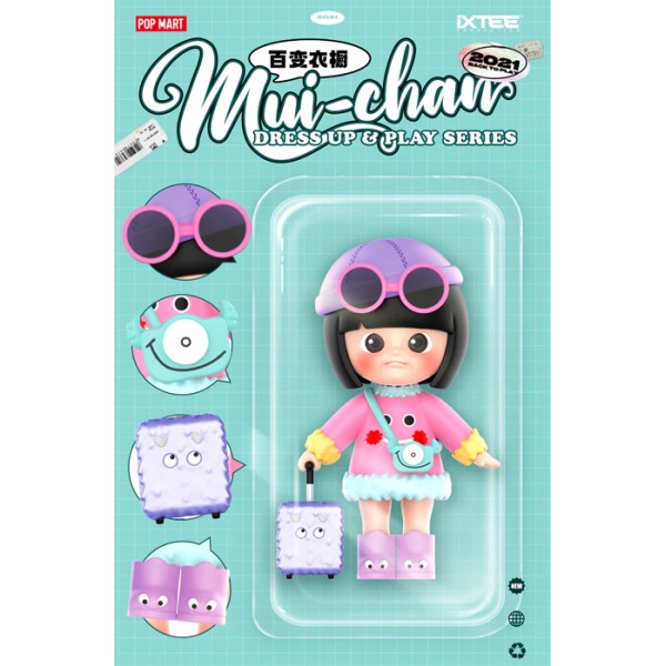 FIGURINE KAWAII POUPEE MUI CHAN DRESSED UP & PLAY SKATING MUI POP MART ...