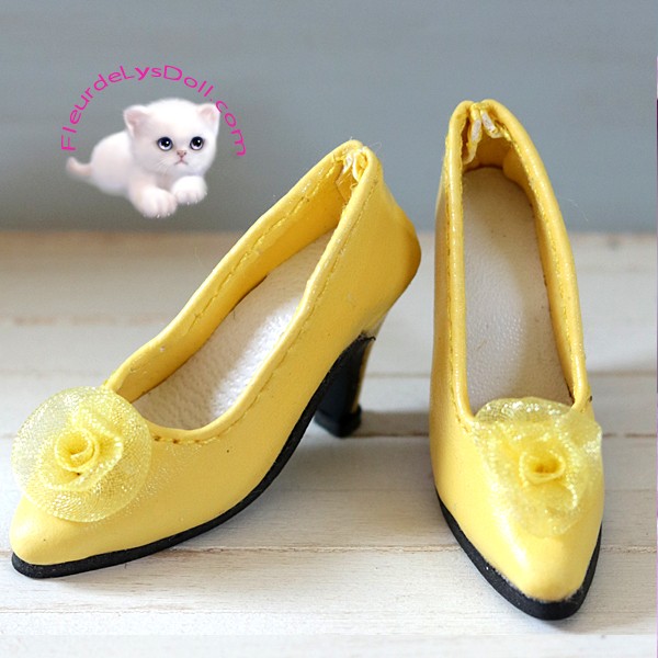 BEAUTIFUL SILK ROSE DOLL SHOES FOR SYBARITE TONNER KINGDOM 16" DOLLS