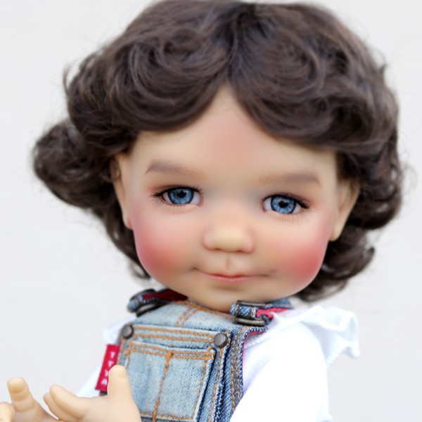 PERRUQUE DOLL WIG ANGEL CAFE 7/8" POUPÉE BJD DIANNA EFFNER LITTLE ...