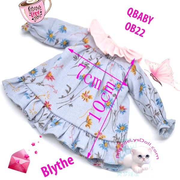 HAND MADE BONBON DRESS FOR QBABY BJD MONST HOLALA DOLLS BLYTHE OBITSU ...