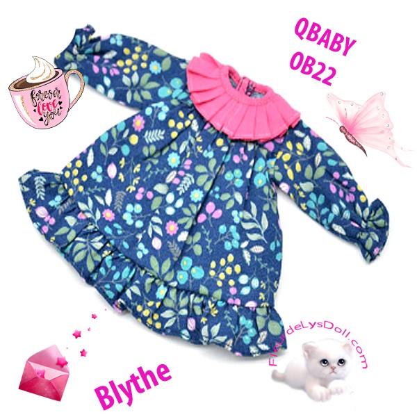 HAND MADE BONBON DRESS FOR QBABY BJD MONST HOLALA DOLLS BLYTHE OBITSU ...