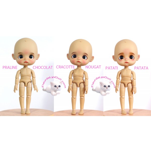 STODOLL BABY DOLL TAN EGGY CHOCOLAT 13 CM SAME SIZE THAN OB11 NUNU ...