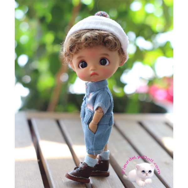 STODOLL BABY DOLL TAN EGGY CHOCOLAT 13 CM SAME SIZE THAN OB11 NUNU ...