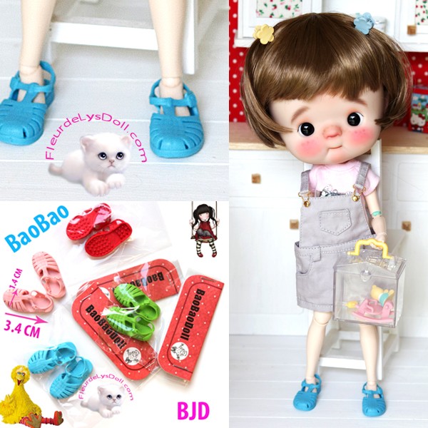 HAND MADE SHORT DUNGAREES FOR BLYTHE OBITSU 22 QBABY ORIGINAL BODY BJD ...