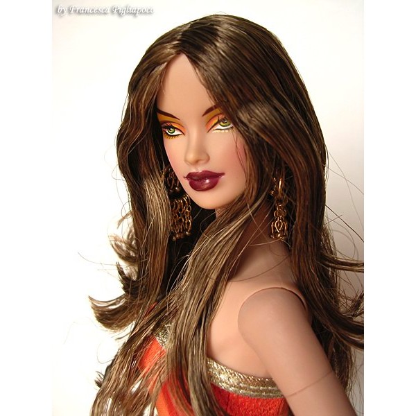 VERONIQUE VERONIQUE EXOTIC FIRE DOLL HEAD ONLY COLLECTOR 2002 FASHION ...