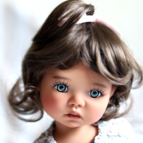 MONIQUE DOLL WIG CINDY BROWN 12/13 FOR BJD MEADOWDOLLS BIG SAFFI BAILEY ...