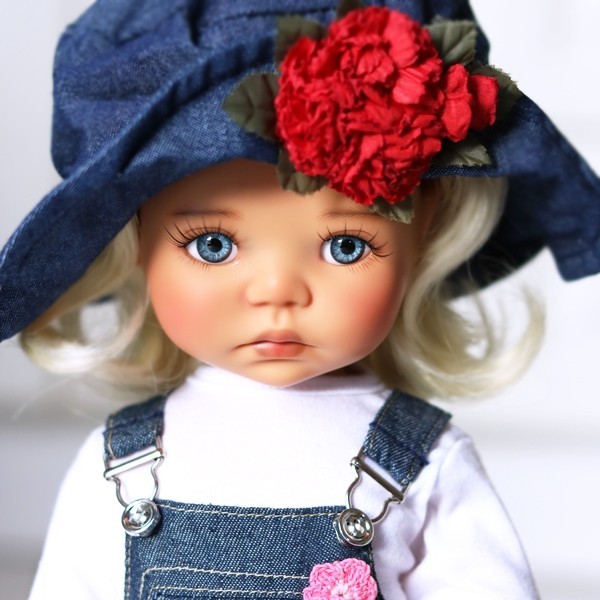 MONIQUE DOLL WIG CINDY BLOND 12/13 FOR BJD MEADOWDOLLS BIG SAFFI BAILEY ...