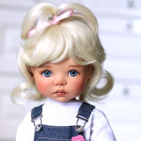 MONIQUE DOLL WIG CINDY BLOND 12/13 FOR BJD MEADOWDOLLS BIG SAFFI BAILEY ...
