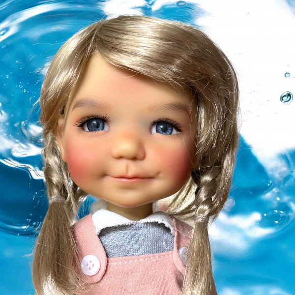 DOLL WIG CHOUPETTE GINGER BLOND 8.9 BJD DOLL MEADOWDOLLS PULLIP KAYE ...