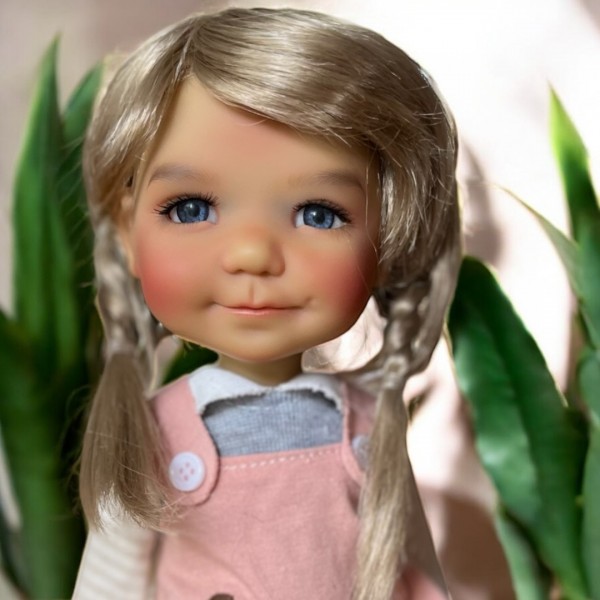 DOLL WIG CHOUPETTE GINGER BLOND 8.9 BJD DOLL MEADOWDOLLS PULLIP KAYE ...