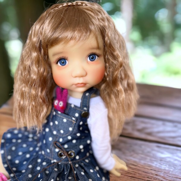 HONEY ALIZEE 7/8" DOLL WIG FOR BJD DOLL DIANNA EFFNER LITTLE DARLING ...