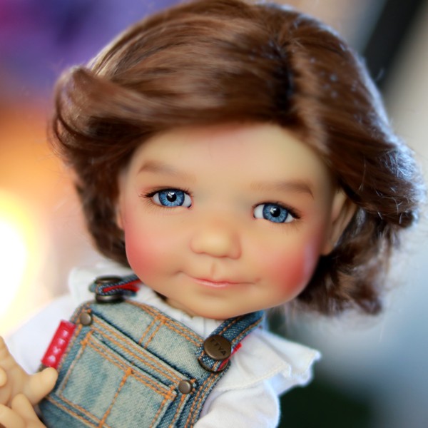 DOLL WIG MONIQUE BOBY BROWN 8/9 BJD MEADOWDOLLS PULLIP KAYE WIGGS ...