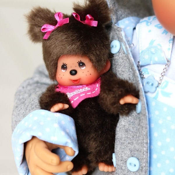 LOVELY DOLL MINIATURE KIKI MONCHHICHI 11 CM PLUSH MEADOWDOLLS BLYTHE ...
