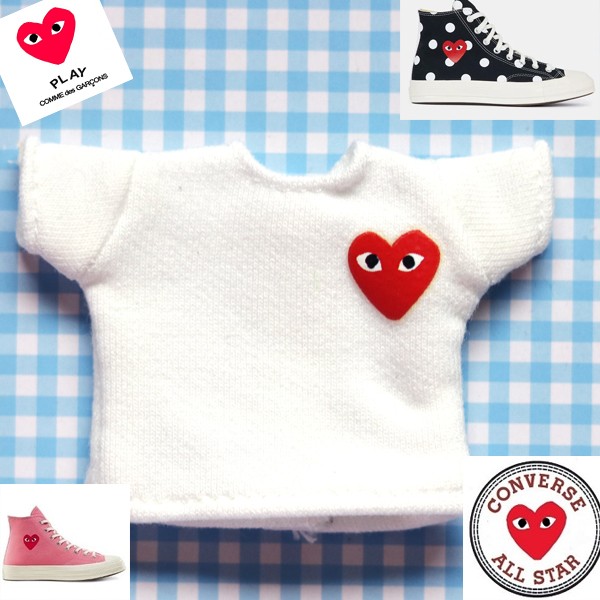 RED HEART TEE SHIRT OUTFIT FOR BJD OB11 STODOLL AMYDOLL LATI WHITE SP ...