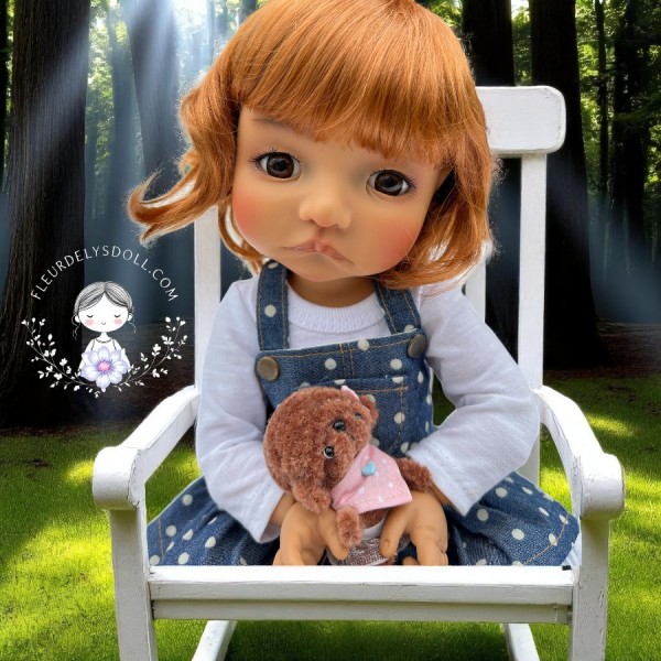 TAN TIA DOLL MOPPETS 38 CM 15 INCHES BY MEADOWDOLLS SIZE MAE LEA PIA AYA