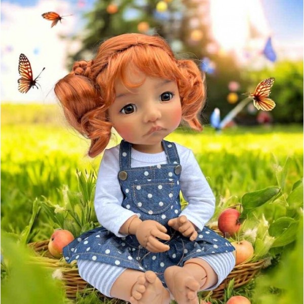 TAN TIA DOLL MOPPETS 38 CM 15 INCHES BY MEADOWDOLLS SIZE MAE LEA PIA AYA