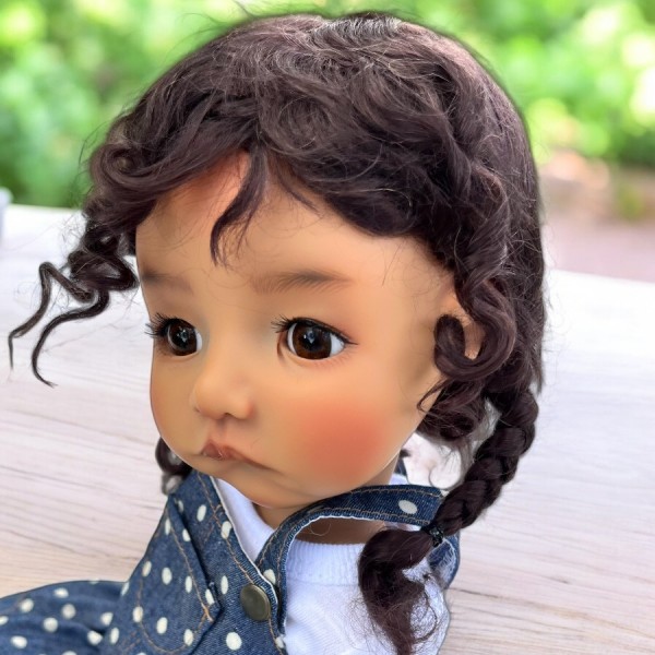 TAN TIA DOLL MOPPETS 38 CM 15 INCHES BY MEADOWDOLLS SIZE MAE LEA PIA AYA